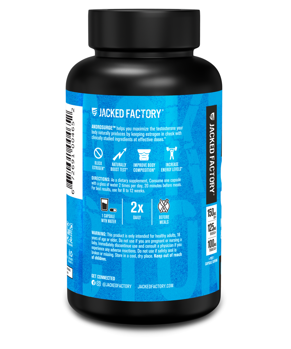 Androsurge Estrogen Blocker | Anti-Estrogen Supplement for Men | Jacked ...