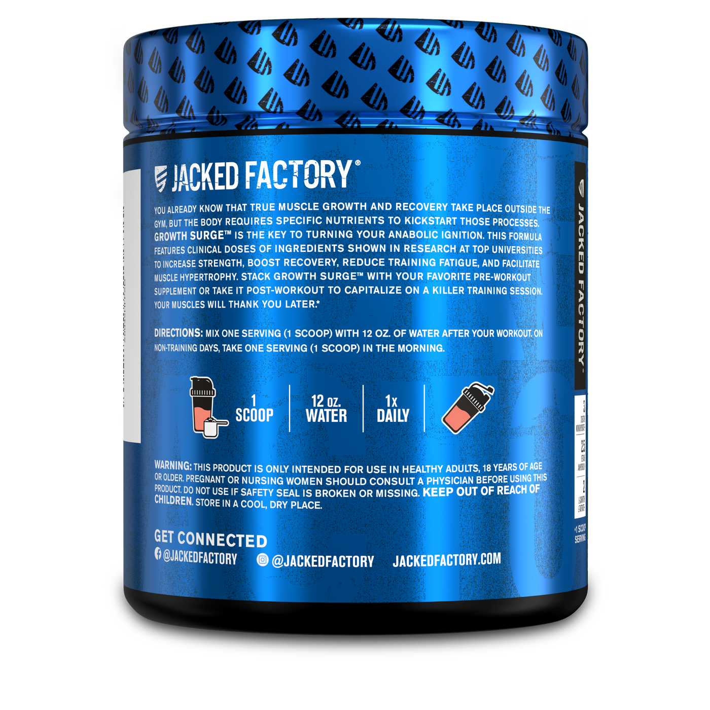 Growth Surge Post Workout Muscle Builder | Jacked Factory