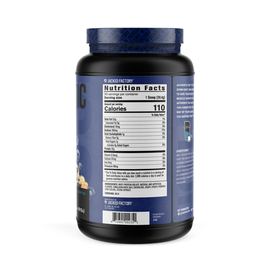 Authentic Iso Grass-Fed Whey Protein Isolate | Jacked Factory