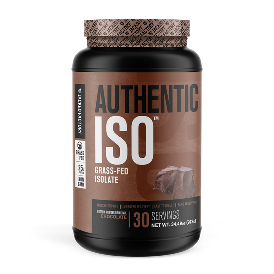 Authentic Iso Grass-Fed Whey Protein Isolate | Jacked Factory