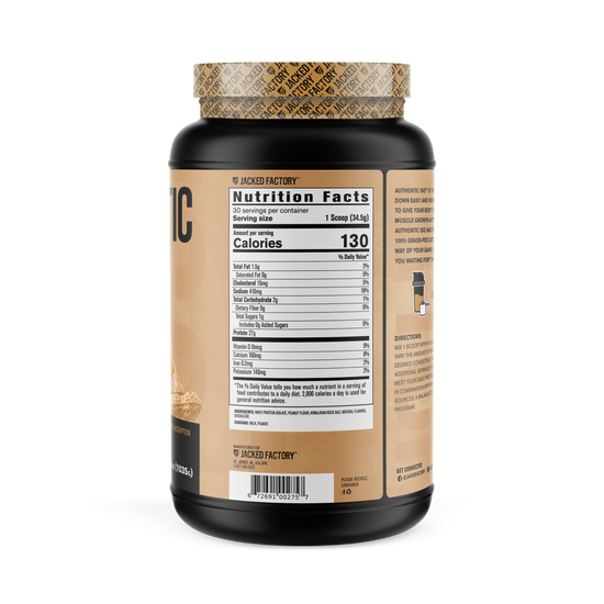 Authentic Iso Grass-Fed Whey Protein Isolate | Jacked Factory