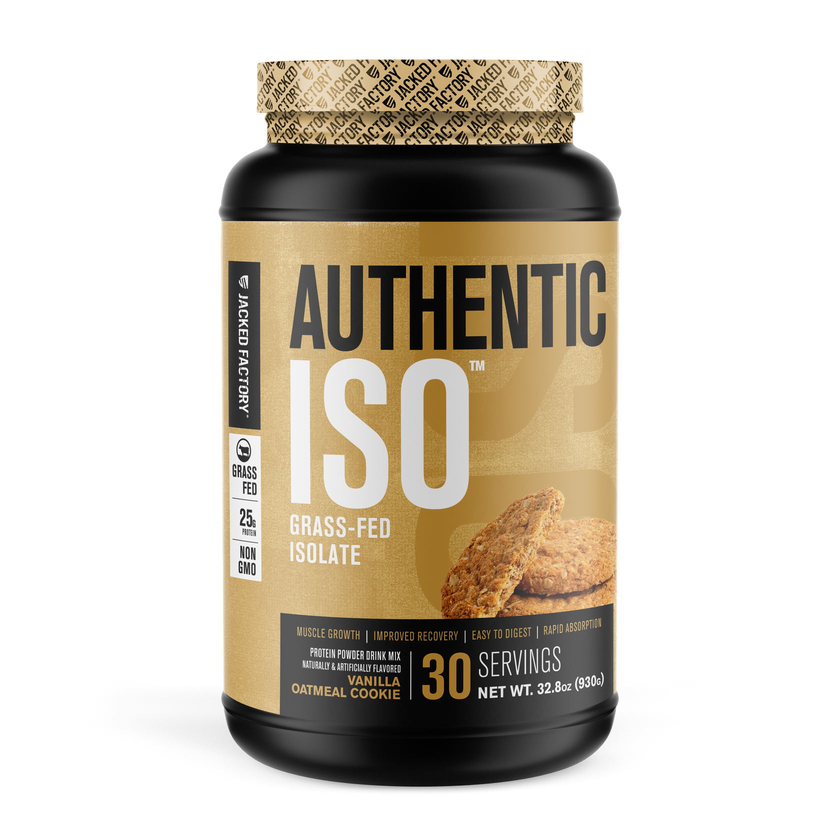 Authentic Iso Grass-Fed Whey Protein Isolate | Jacked Factory
