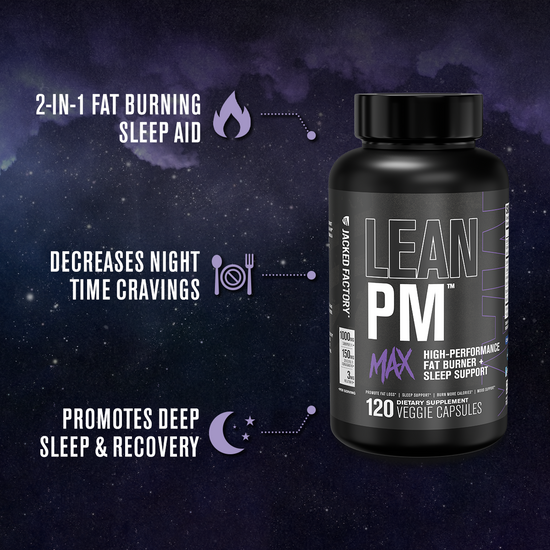 Lean PM MAX Stimulant-Free Fat Burner & Sleep Aid | Jacked Factory