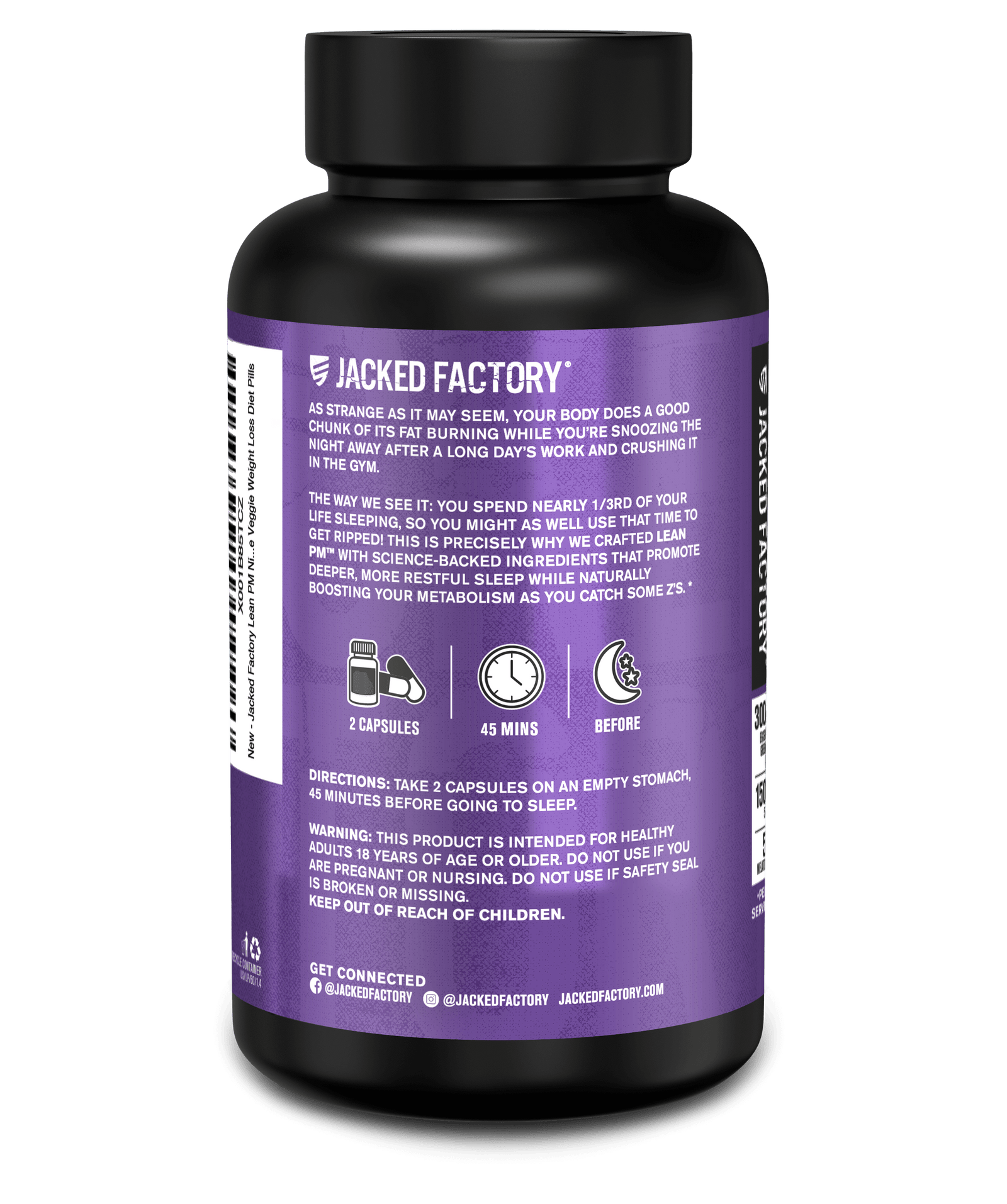 Lean PM Stimulant-Free Fat Burner & Sleep Aid | Jacked Factory