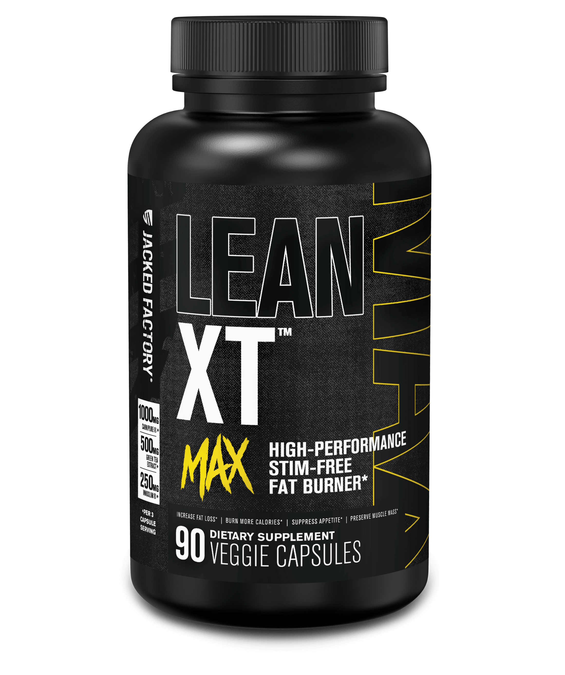 Lean XT MAX Stimulant-Free Fat Burner | Jacked Factory