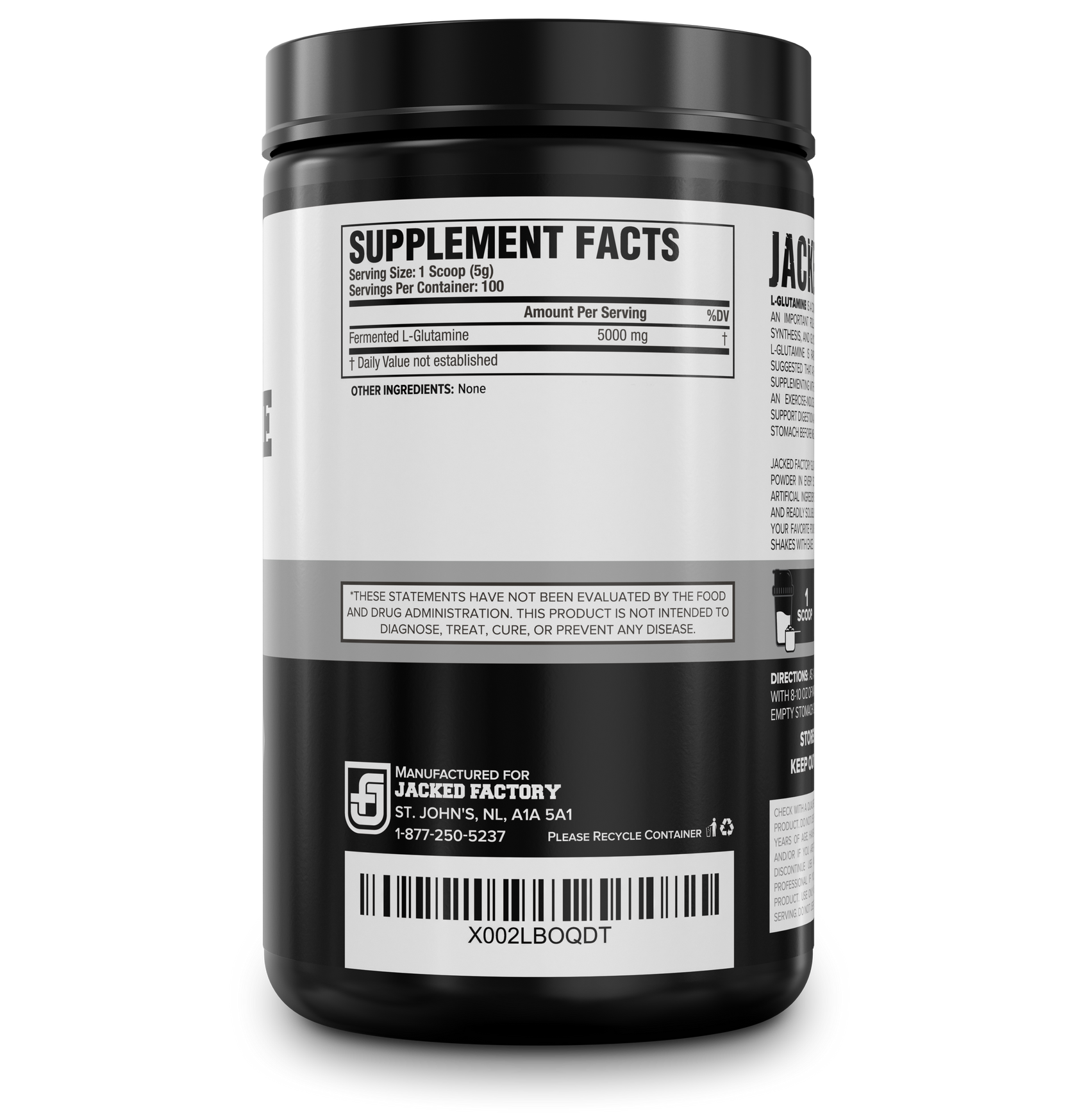 L-Glutamine Fermented | Jacked Factory