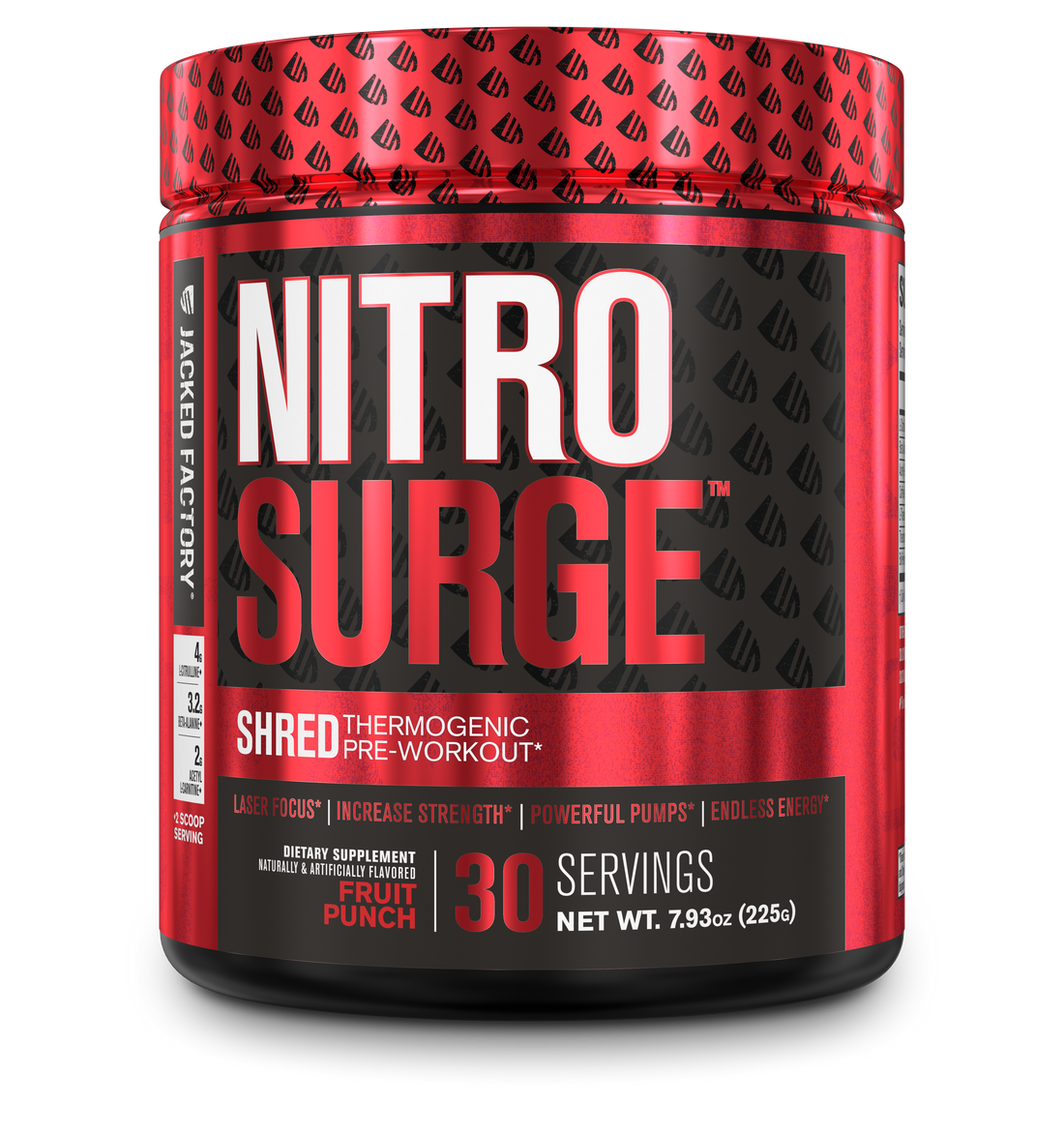 Nitrosurge Shred Pre-Workout & Thermogenic Fat Burner | Jacked Factory