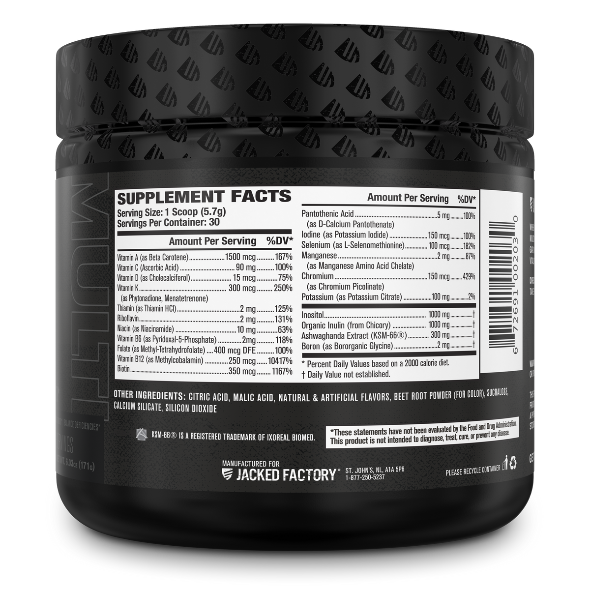 Vita XT Multivitamin Powder | Jacked Factory